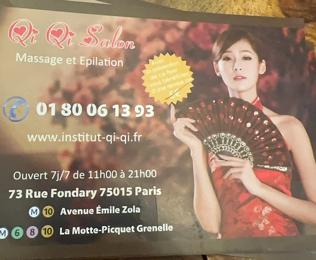 Institut Qi Qi | Épilation Homme Femme à Paris 75015